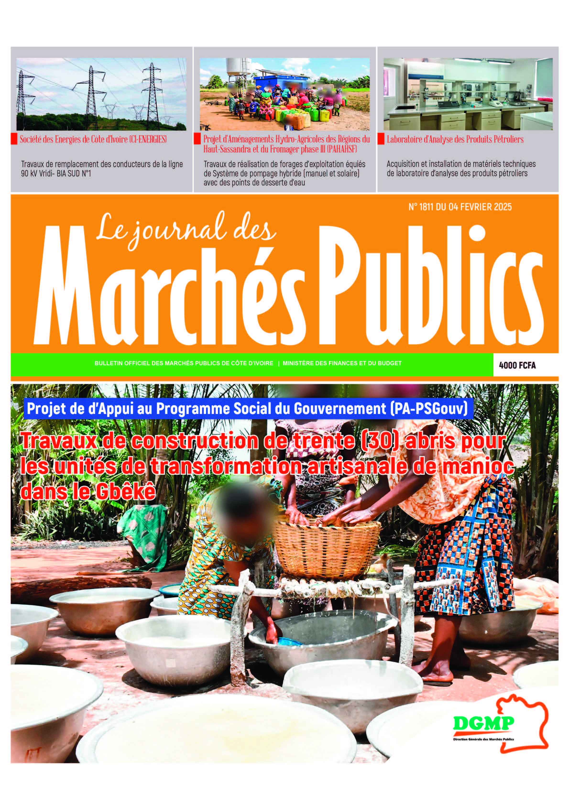 DGMP - Direction Générale des Marchés Publics