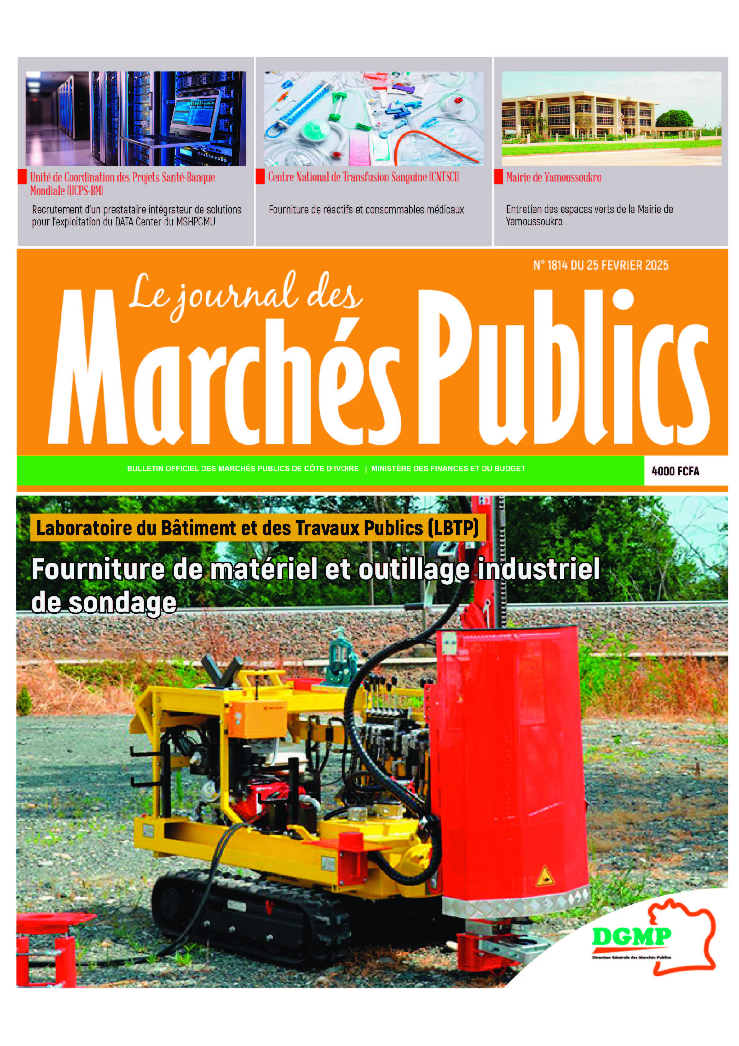 DGMP - Direction Générale des Marchés Publics